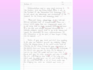 example essay in exam | PPT