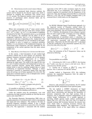 Performance Analysis of Faults Detection in Wind Turbine Generator Based on High-Resolution ...