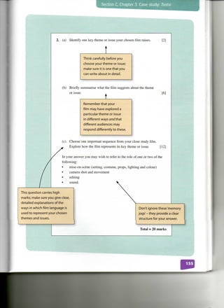 GCSE Film Studies Paper 2 Guidance | PDF
