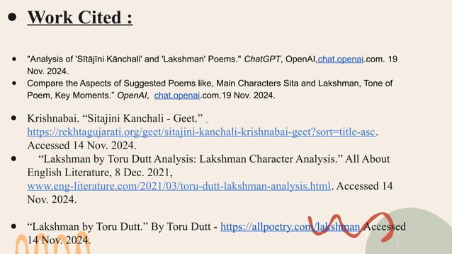 Comparative Analysis of 'Lakshman' . and 'Sita Ji Ni Kanchuli | PPT