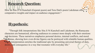 Comparative Analysis of 'Lakshman' . and 'Sita Ji Ni Kanchuli | PPT