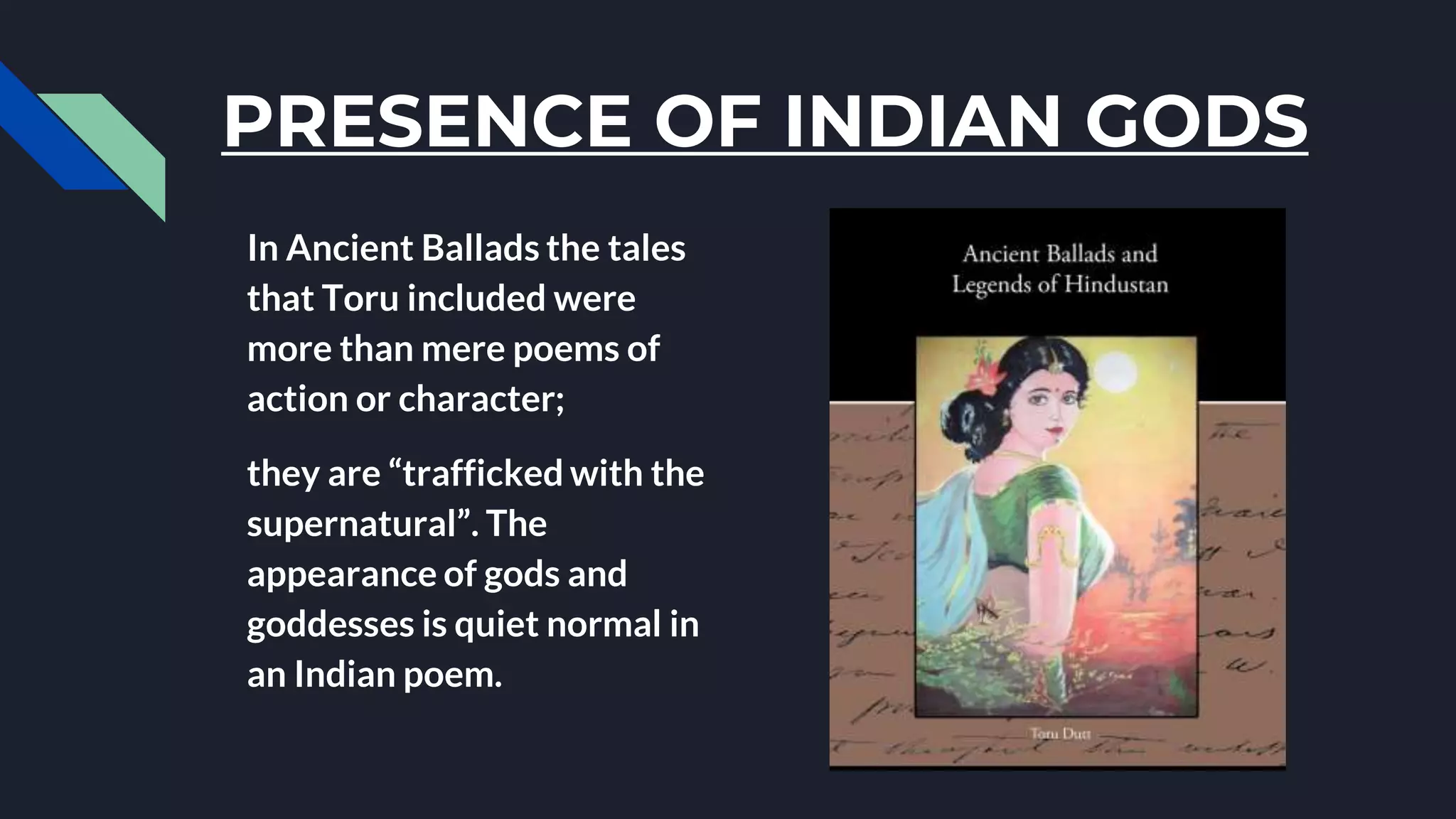 Indianism in the poems of Toru Dutt | PPTX