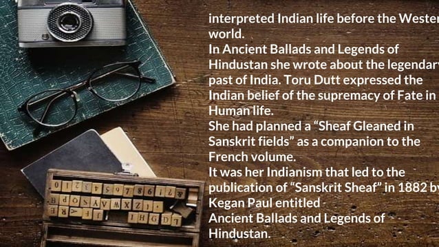 Indianism in the poems of Toru Dutt | PPTX | Hinduism | Religion ...