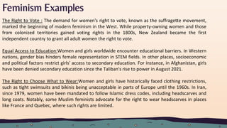 Feminism in Contemporary Time 204 | PPT