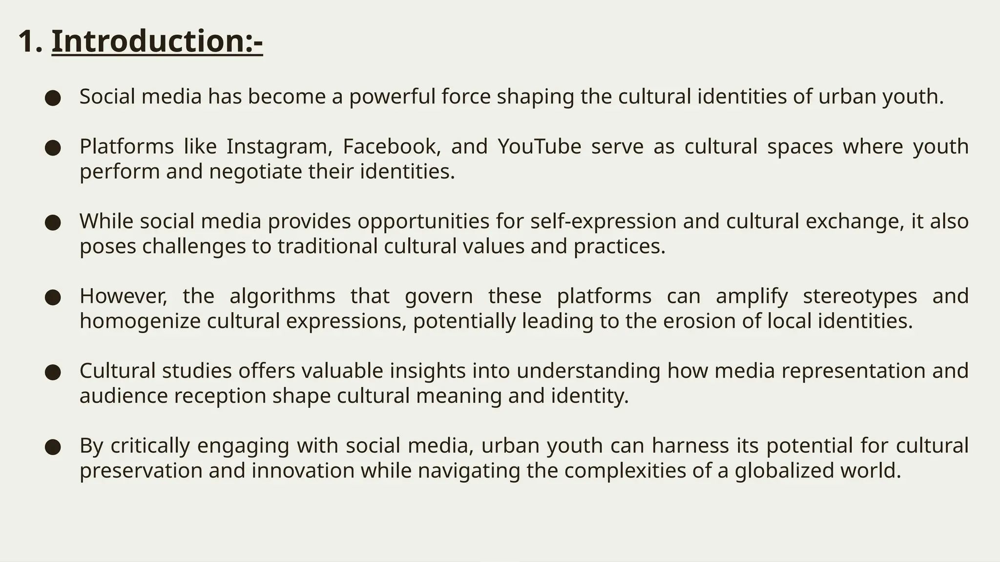 Paper 205_- Impact of Social Media on Cultural Identity in Urban Youth.pptx