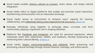 Paper 205_- Impact of Social Media on Cultural Identity in Urban Youth.pptx