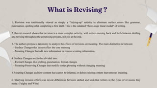 Revising, Editing, and Proofreading Research Methodology | PPTX
