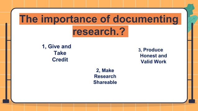 Why Documentation is Necessary in Research? | PPTX