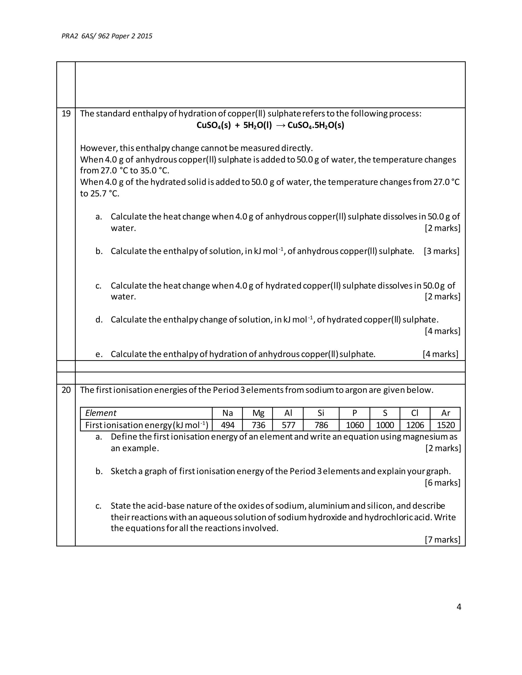 STPM trial chemistry term 2 2015 | DOCX