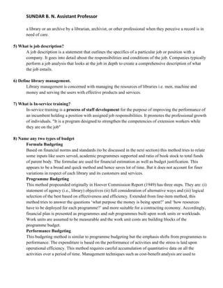 Management of Library and information Centres | PDF