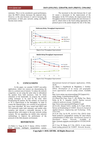 Improving QoS of VANET using Network Coding | PDF