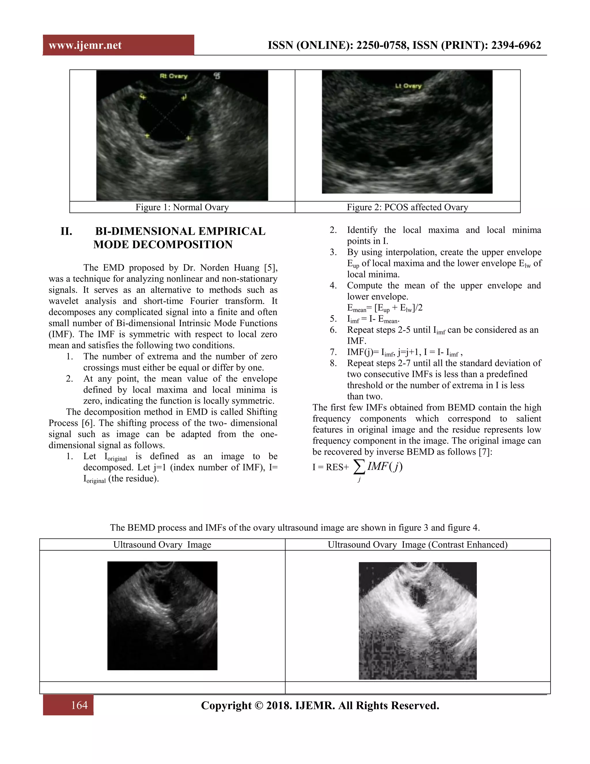 Follicle Detection in Digital Ultrasound Images using Bi-Dimensional Empirical Mode ...