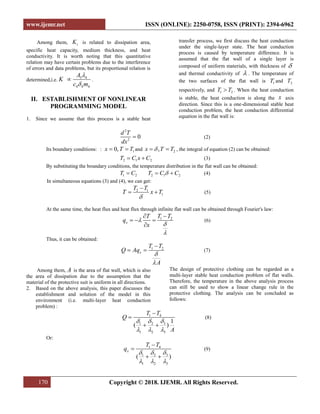 Application of Nonlinear Programming to Heat Conduction Model | PDF