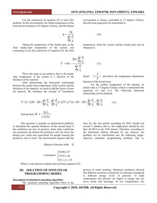 Application of Nonlinear Programming to Heat Conduction Model | PDF