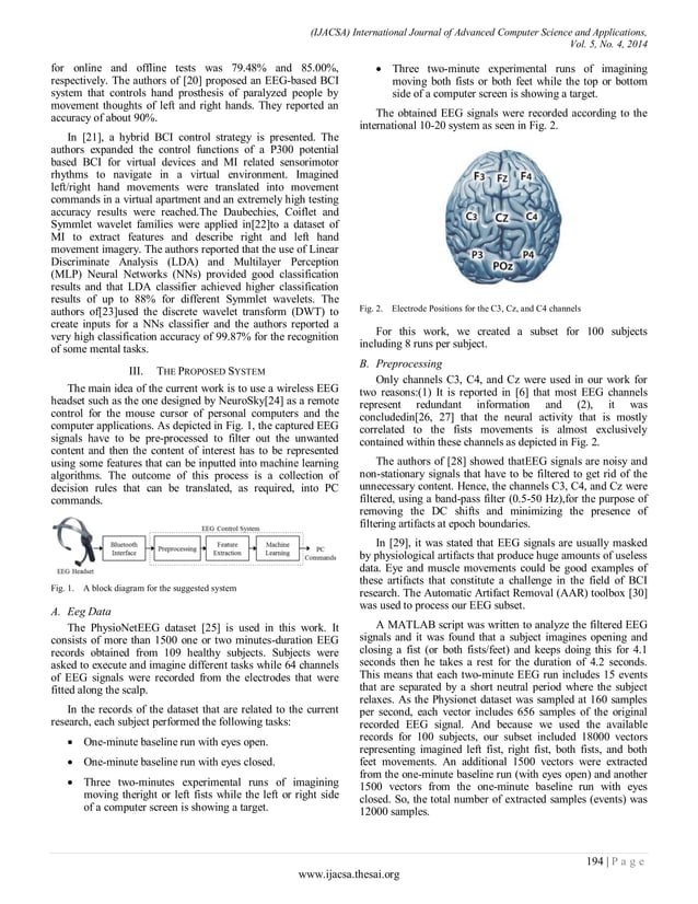 EEG Mouse:A Machine Learning-Based Brain Computer Interface_interface | PDF