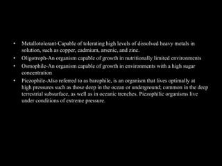 extreme habitats | PPTX | Chemistry | Science