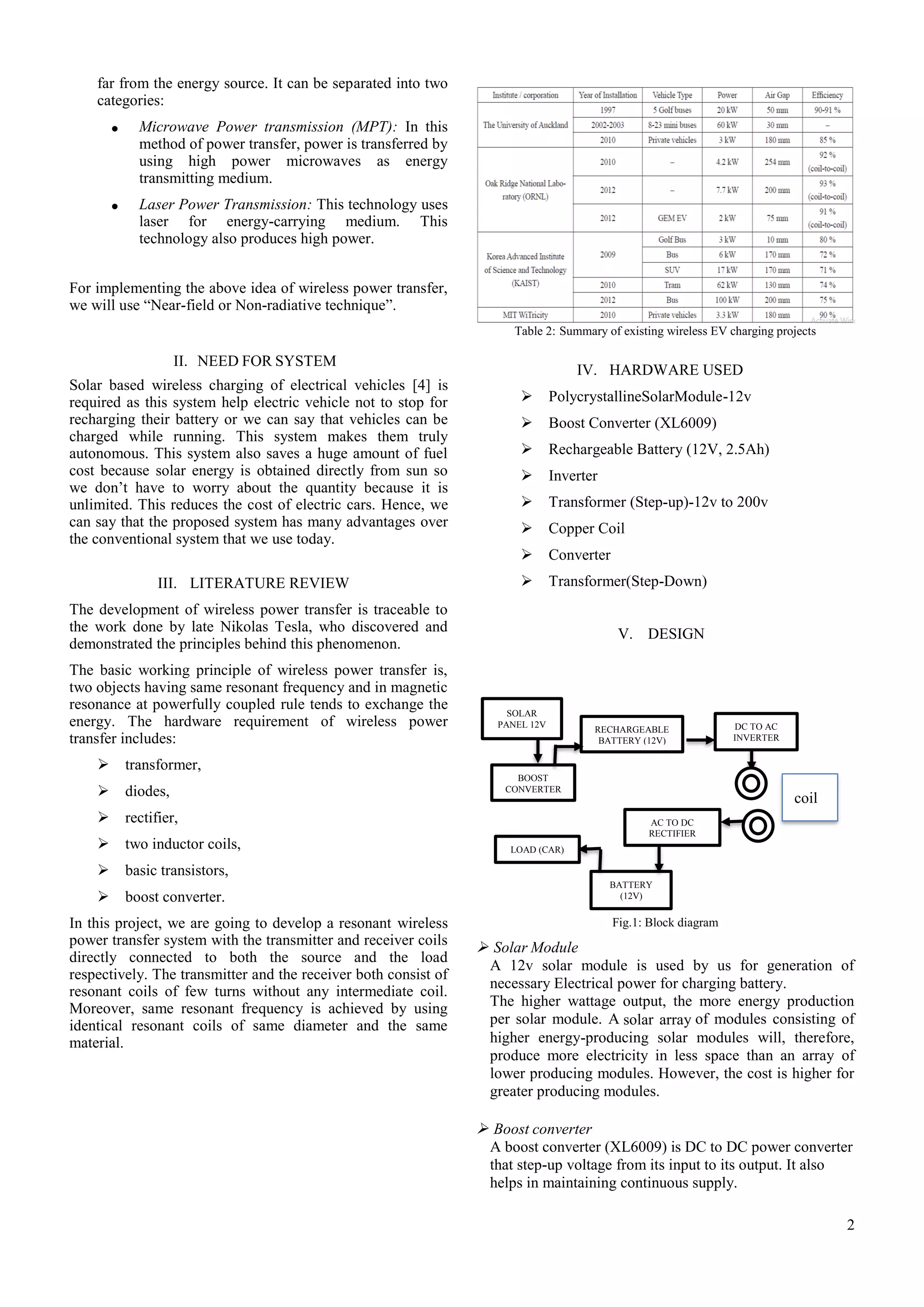 RESEARCH PAPER ON SOLAR BASED WIRELESS CHARGING | PDF