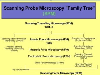 SCANNING PROBE MICROSCOPY . | PPTX | Chemistry | Science
