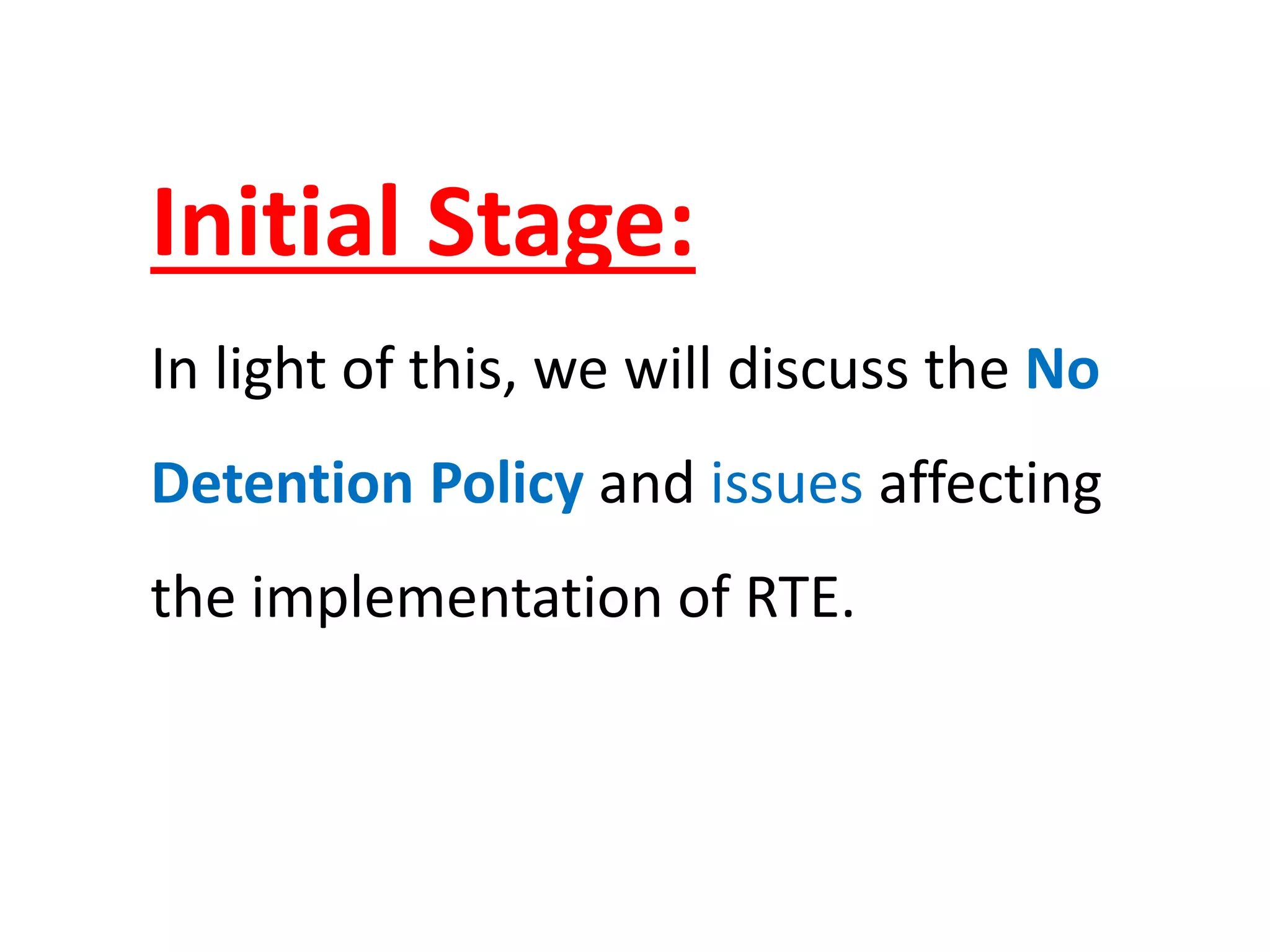No detention policy | PPTX