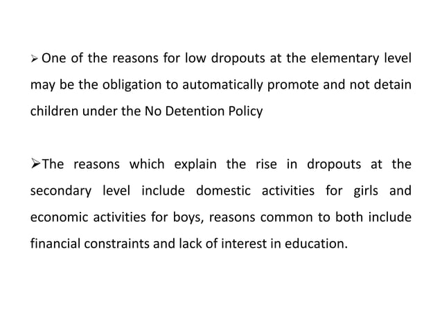 No detention policy | PPTX
