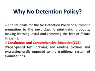 No detention policy | PPTX