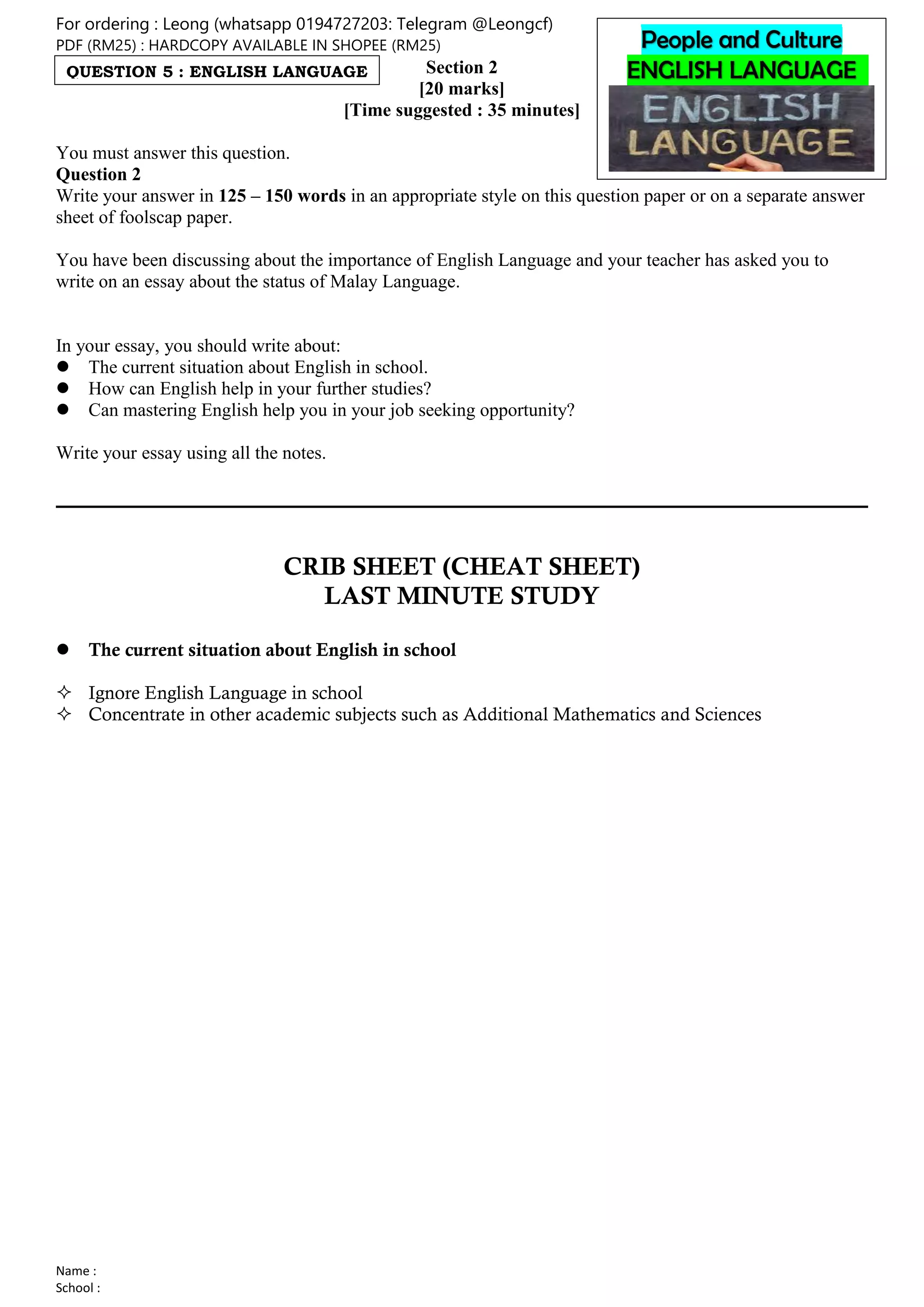 Paper 2 Part 2 Essay SPM.promo copy.pdf