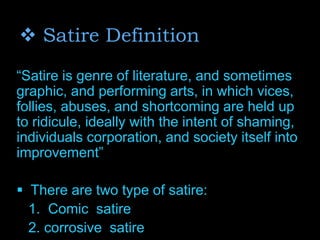 Gulliver's Travels as a satire | PPTX