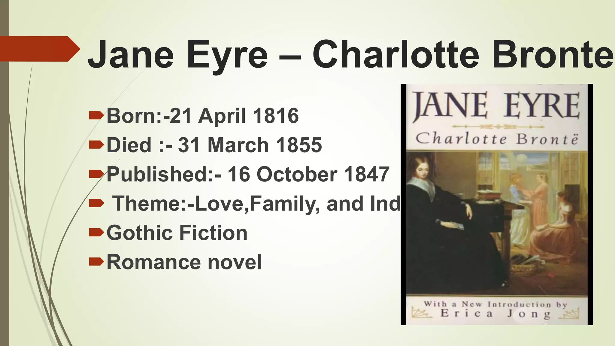 Comparison Between Pamela and Jane Eyre | PPTX