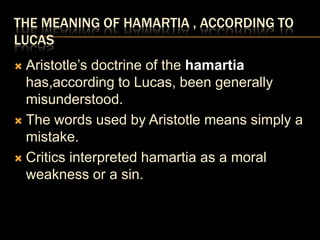 F.L.Lucas views on the Tragic Hero | PPTX
