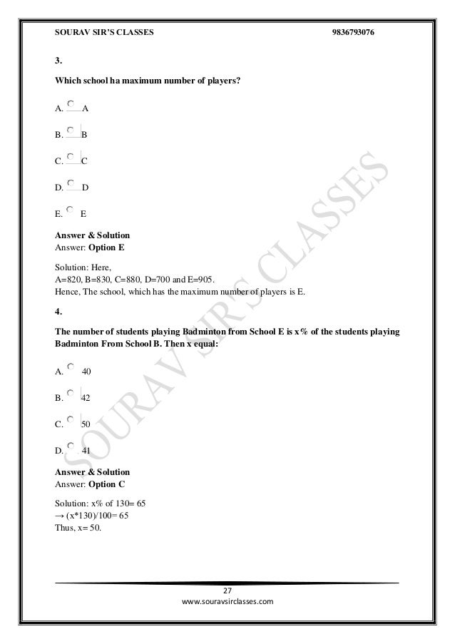 Actuarial Science (ACET) Mock Test Paper III By Sourav Sir's Classes | PDF