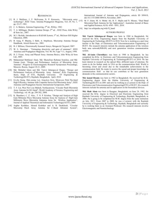 Performance Analysis of Corporate Feed Rectangular Patch Element and Circular Patch Element 4x2 ...