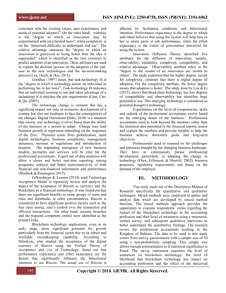 Changing the Landscape of Accounting using Blockchain Technology | PDF