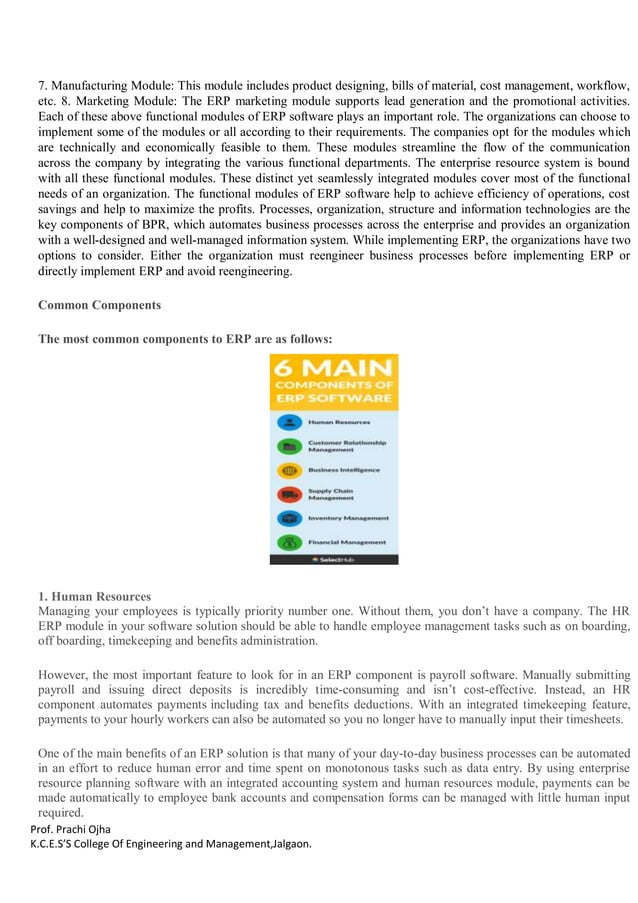 Enterprise resource planning & application | PDF