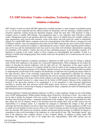 Enterprise resource planning & application | PDF