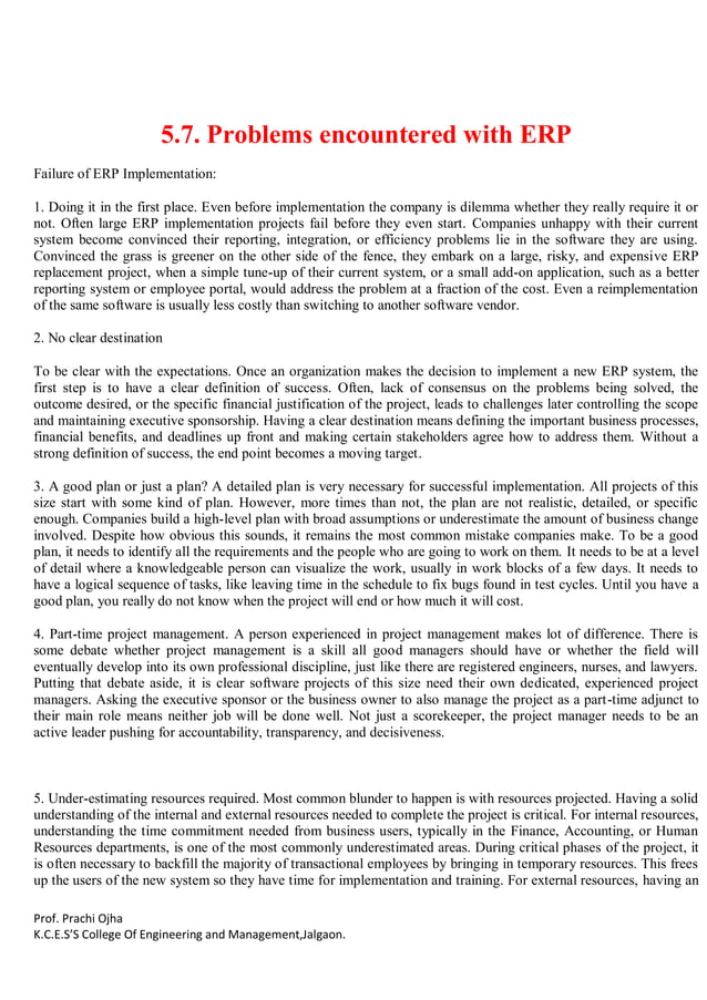 Enterprise resource planning & application | PDF