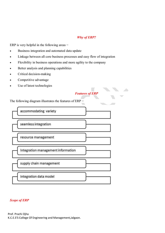 Enterprise resource planning & application | PDF