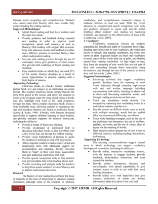 A Proposed Reading Program for Secondary School Students | PDF