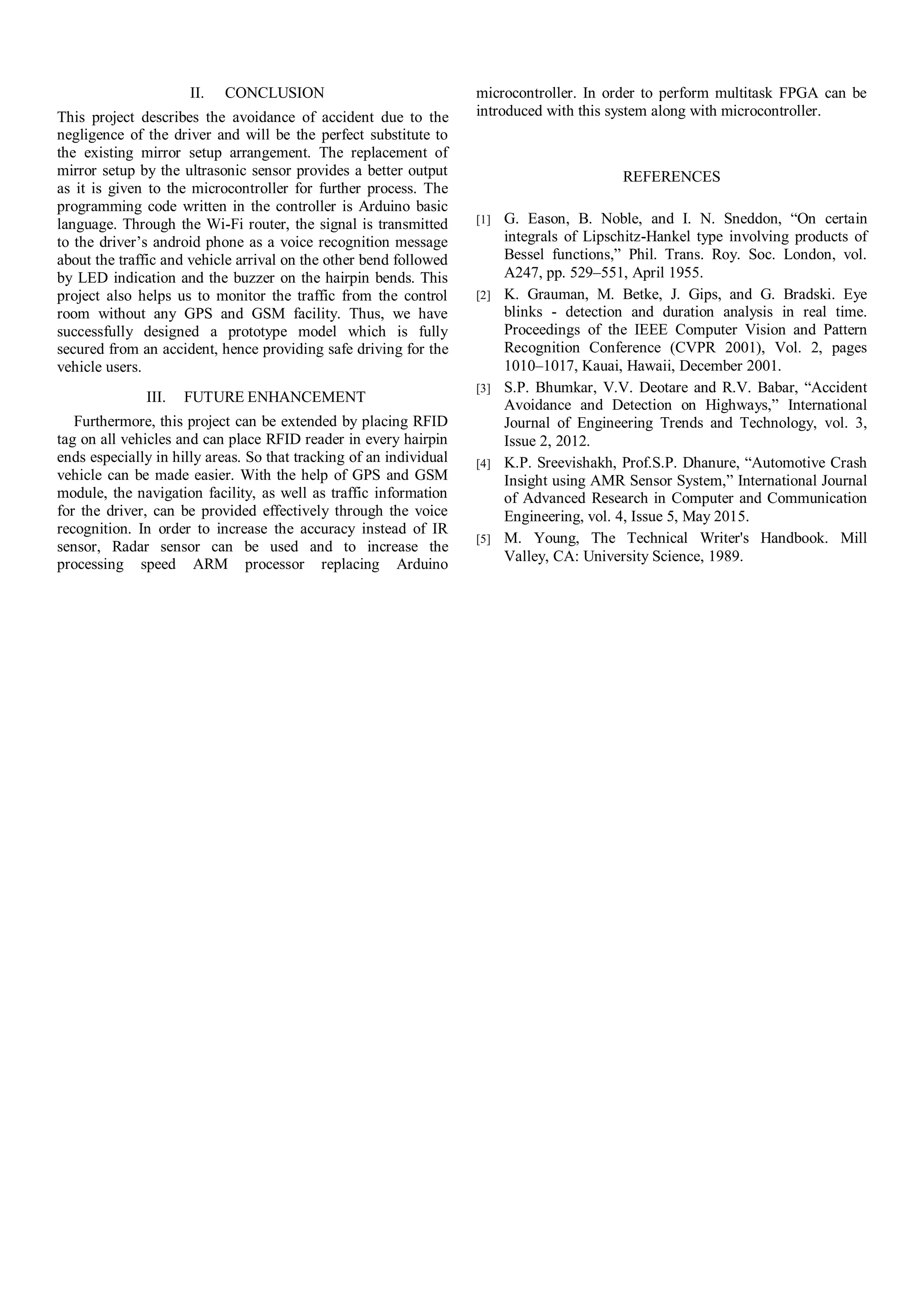 Traffic Management Near U-Turns to Avoid Accidents | PDF