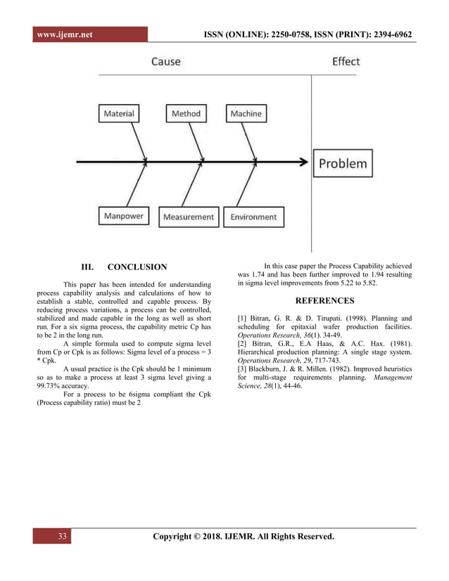 Process Capability Analysis in Single and Multiple Batch Manufacturing ...