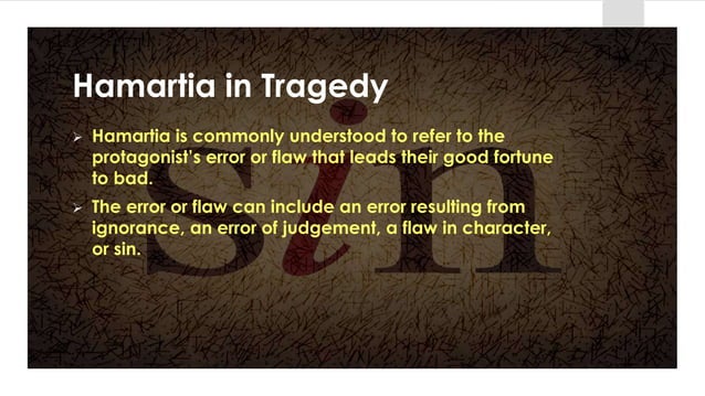 Hamartia | PPT