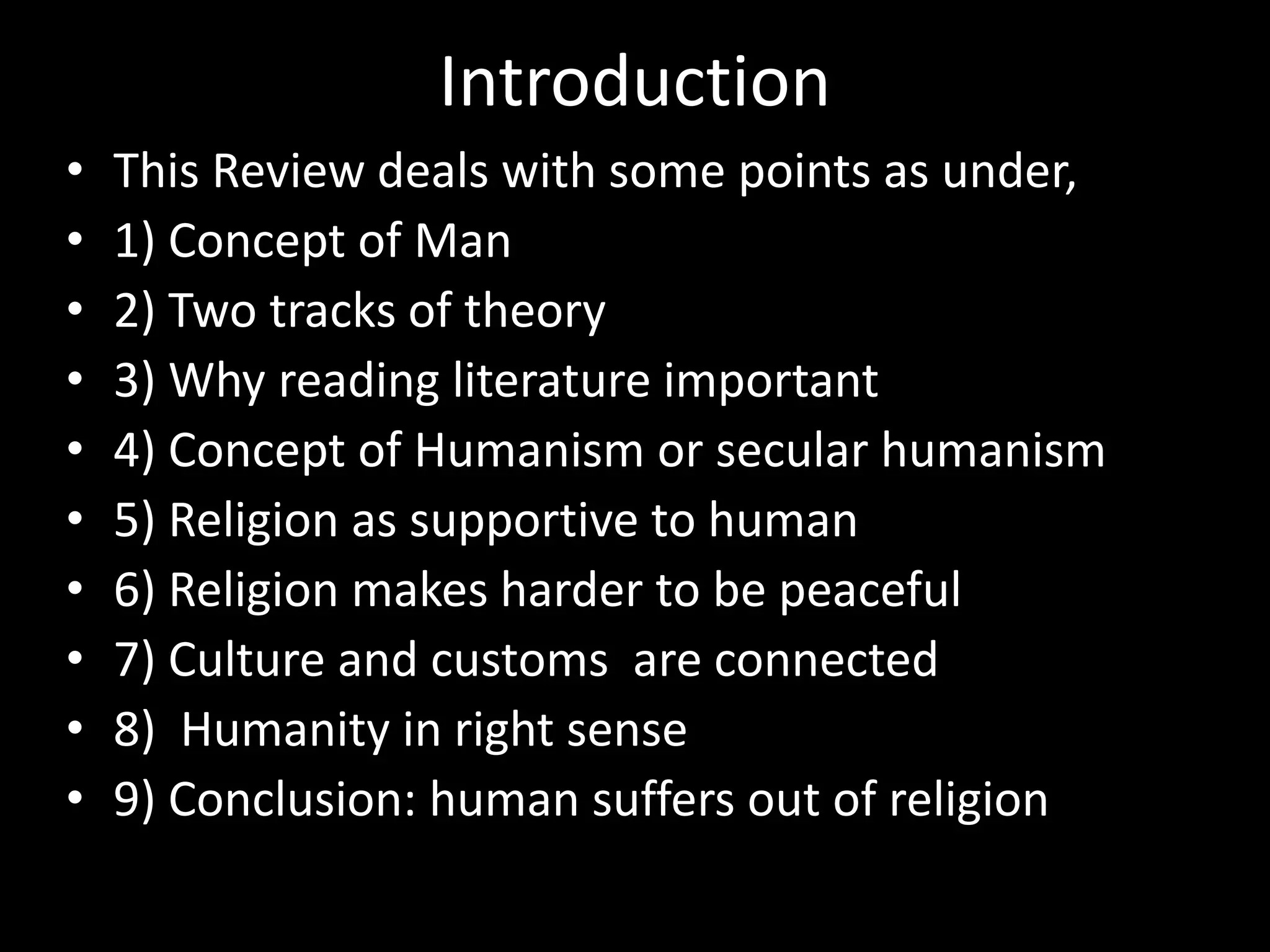 Humanism and literary theory | PPTX