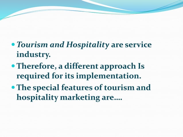 Tourism and Hospitality Marketing | PPTX