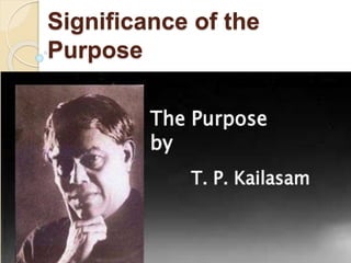 Significance of the Purpose | PPTX