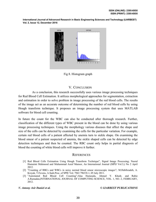 Segmentation and Automatic Counting of Red Blood Cells Using Hough ...