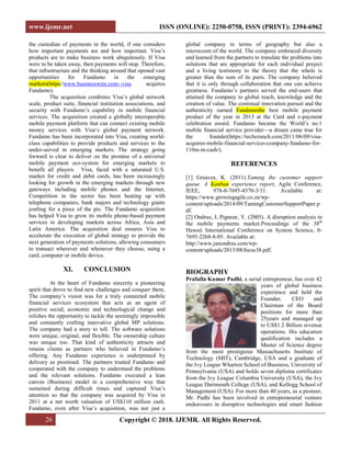 Fundamo: A Pioneer in Mobile Payments Service | PDF