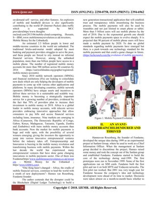Fundamo: A Pioneer in Mobile Payments Service | PDF