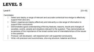 HISTORY IGCSE REVISION - PAPER 4 - DETAILED GUIDE ABOUT HOW TO ANSWER ...