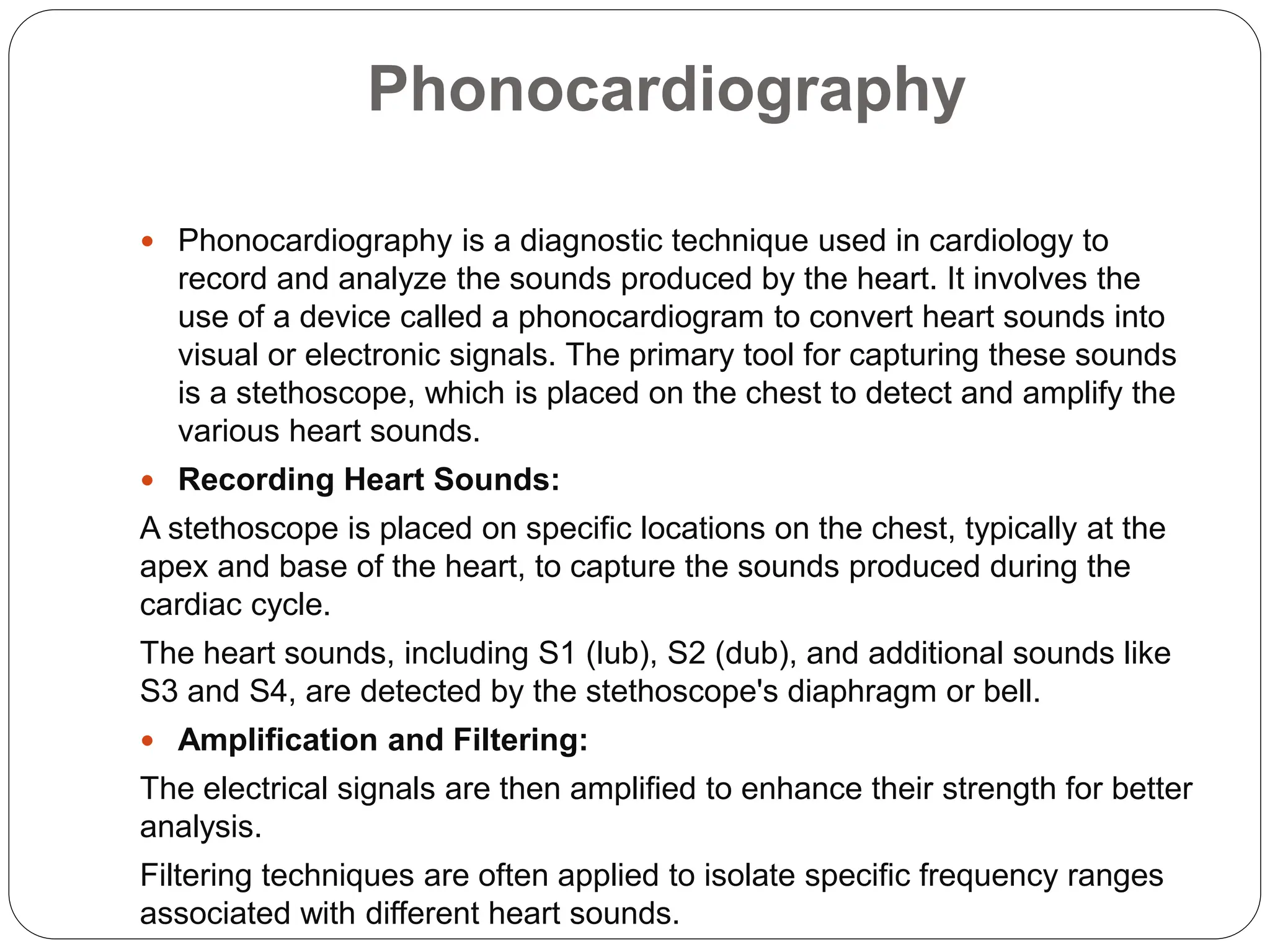 Research paper ppt on Heart sound classification and application | PPT