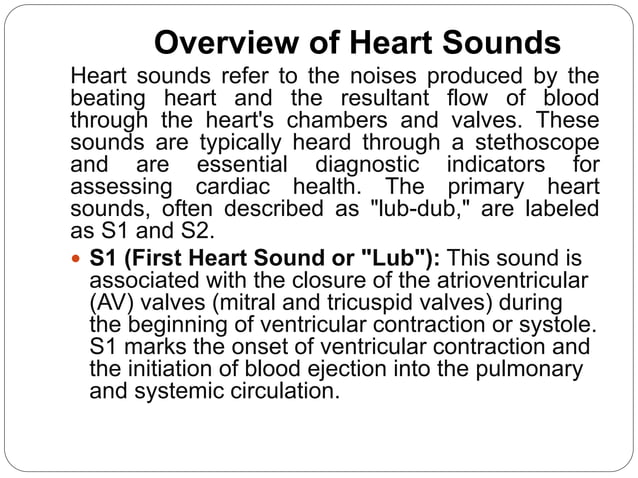 Research paper ppt on Heart sound classification and application | PPT