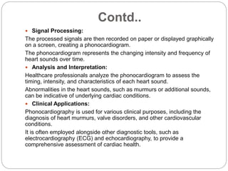 Research paper ppt on Heart sound classification and application | PPT